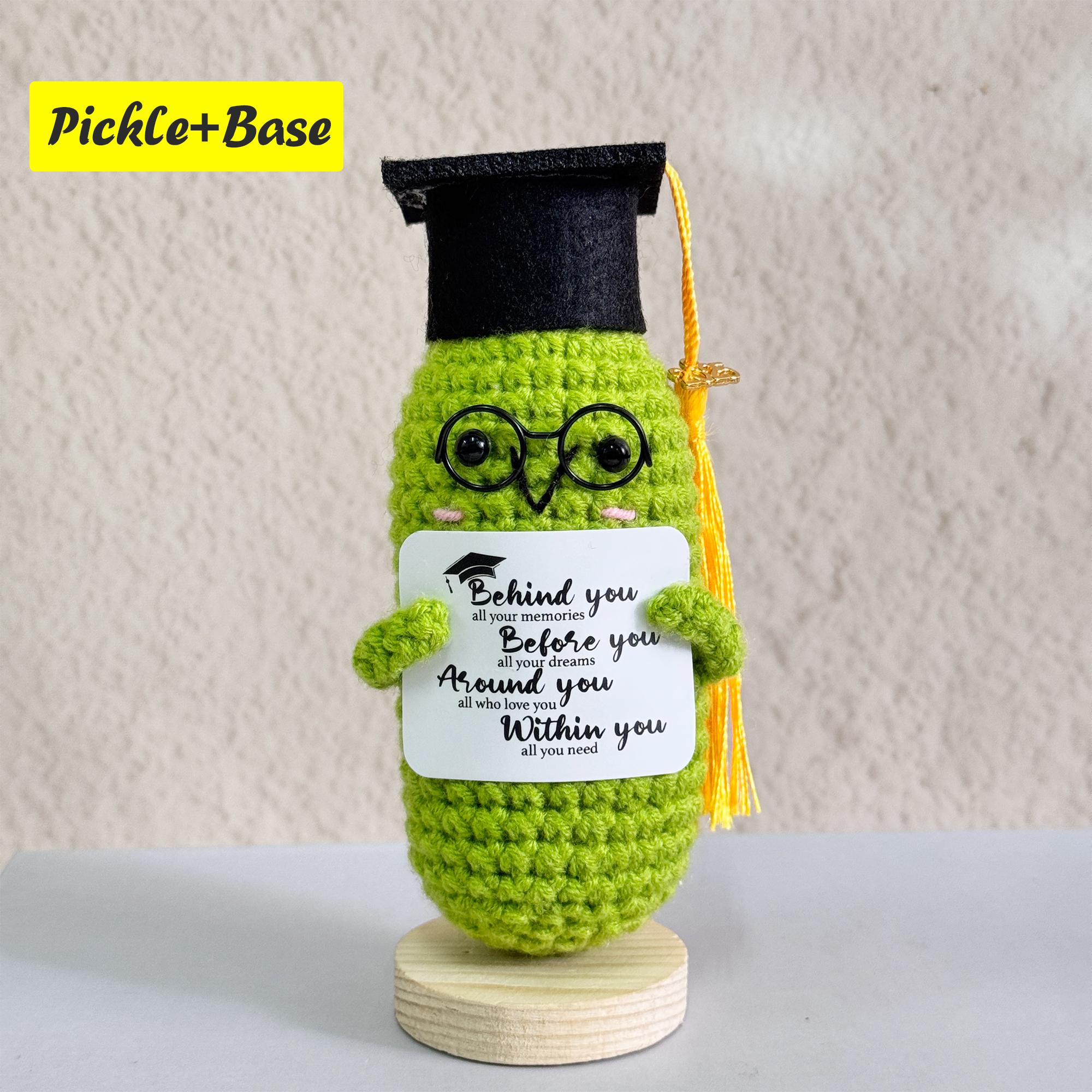 2026 Graduation Gift, Handmade Crochet Potato and Pickle With Tassel ...