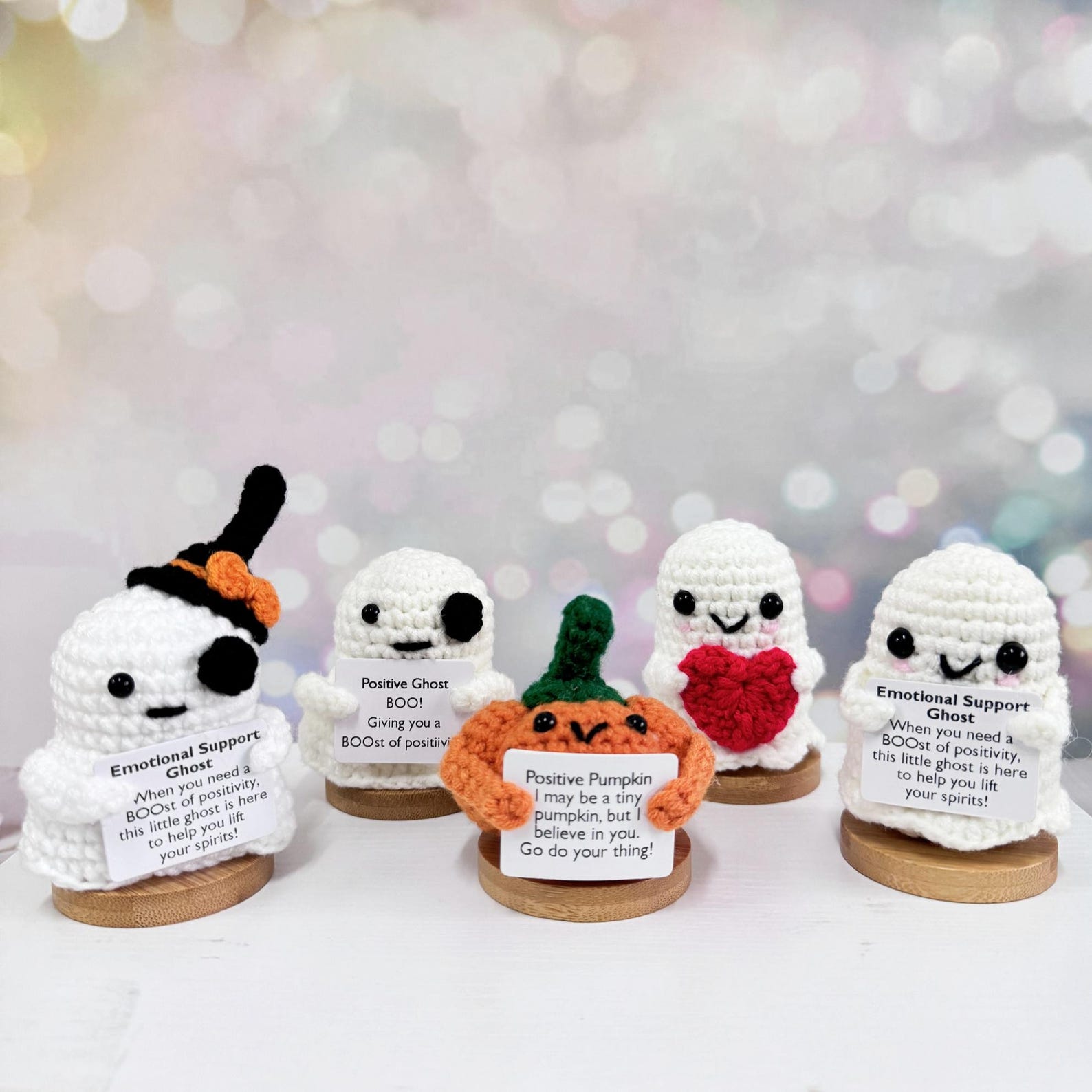 Adorable Crochet Halloween Ghost/little Elf/pumpkin,halloween Pumpkin ...