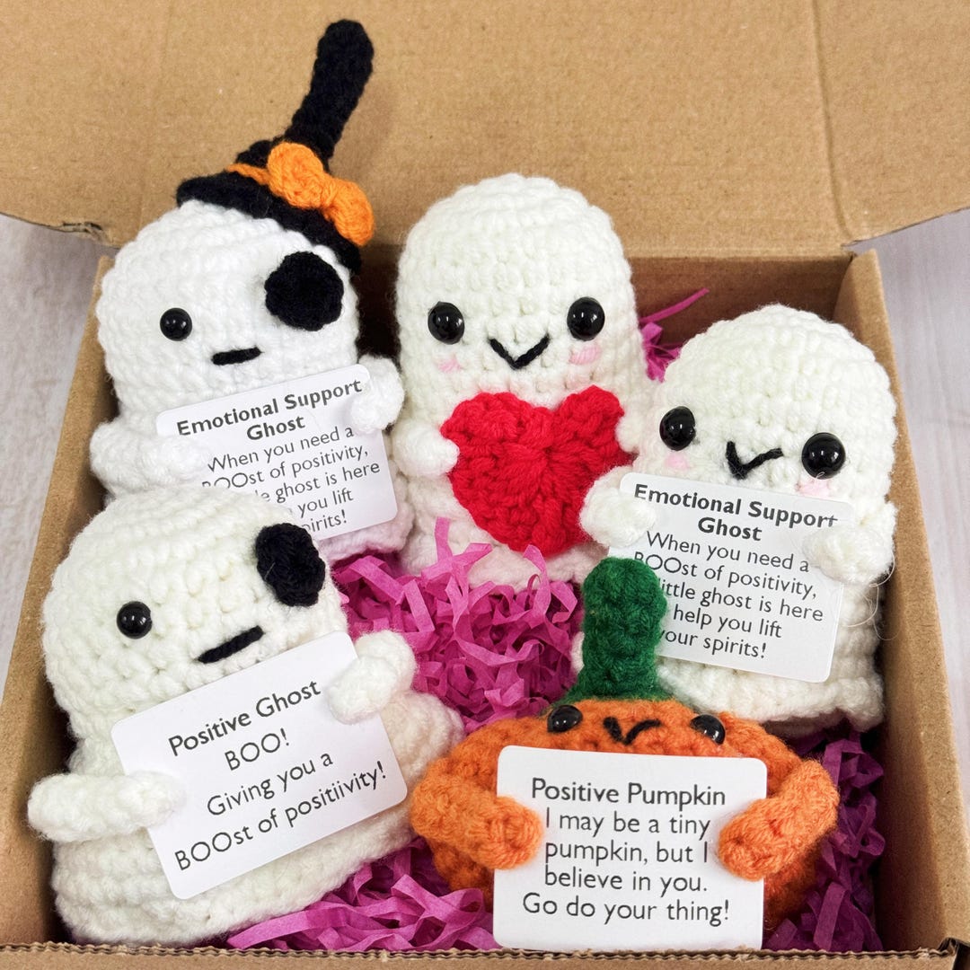 Adorable Crochet Halloween Ghost/little Elf/pumpkin,halloween Pumpkin ...
