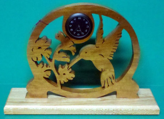 Hummingbird Desk Clock - Etsy
