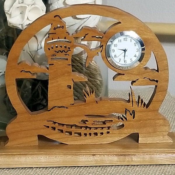 Lighthouse Desk Clock - Etsy