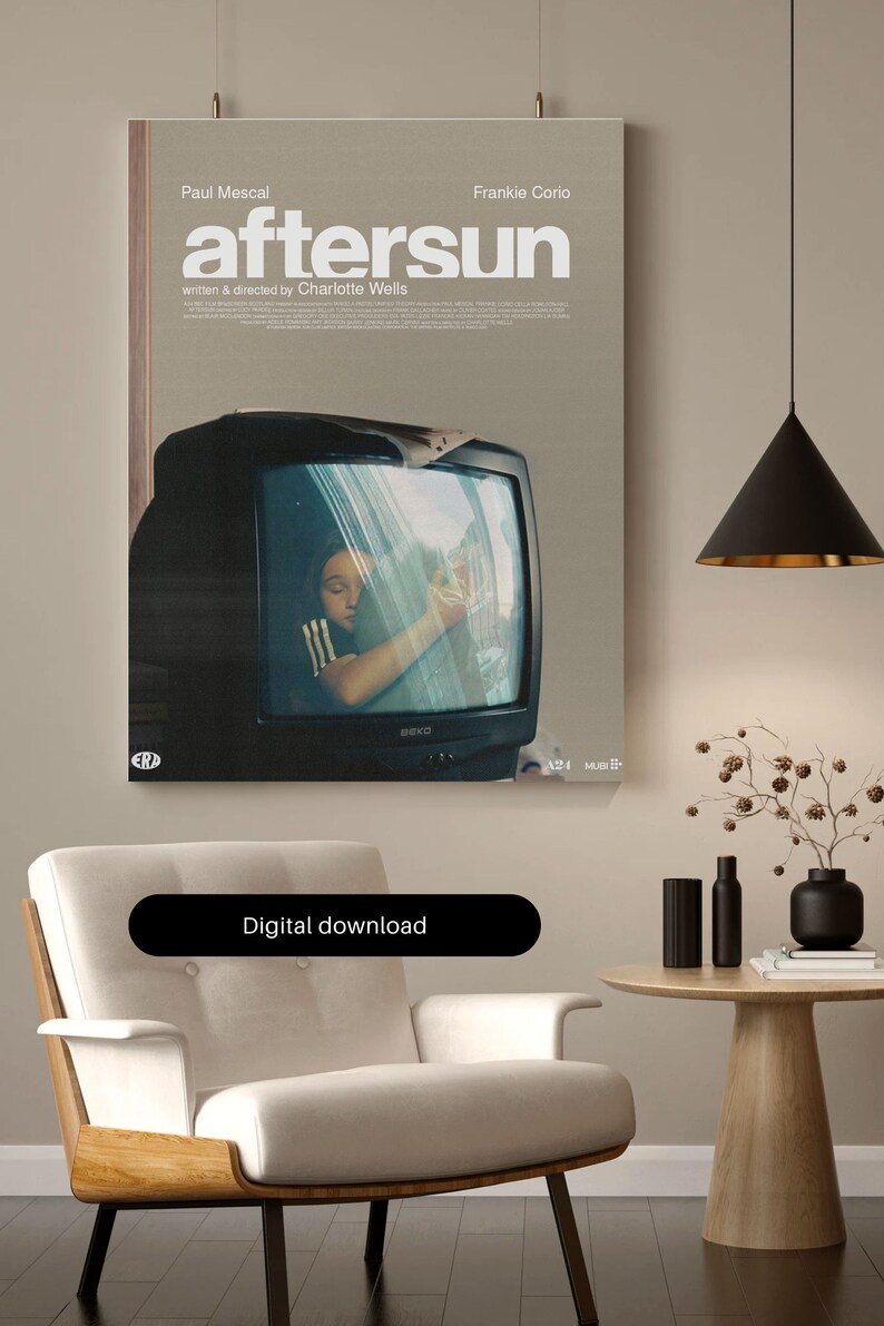 Aftersun Movie Poster Digital Download, Original Design, Printable Wall ...