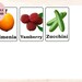 Printable Fruit Theme Alphabet Flashcards-mini OCABULARY PRESCHOOL L ...