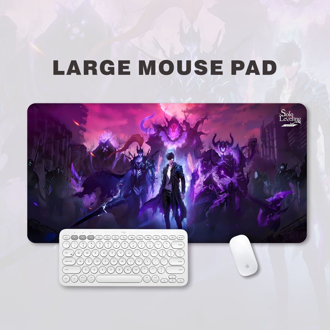 Solo Leveling Desk Mat Large Mouse Pad, Gaming Mouse Pad, Gamers and ...