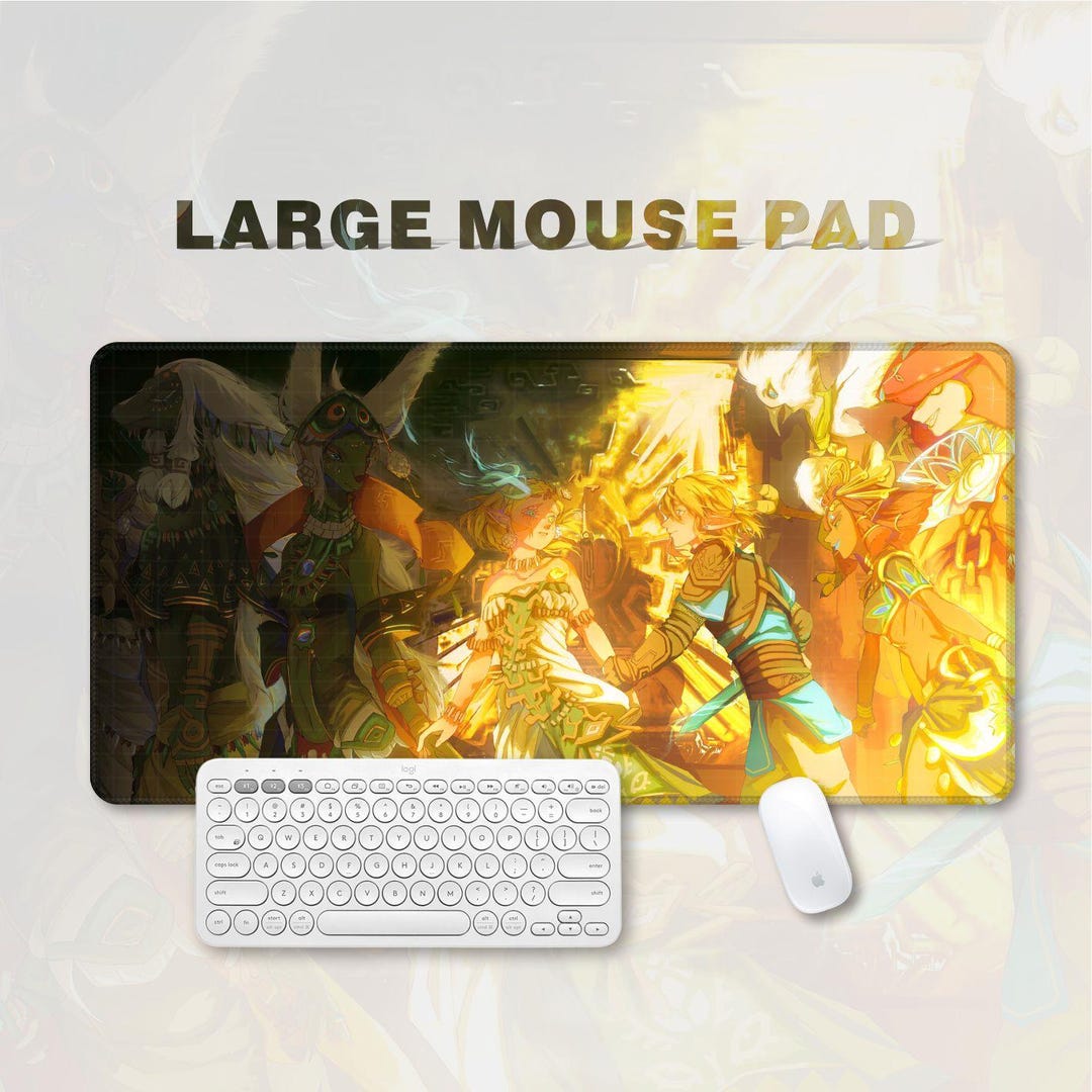 The Legend of Zelda Desk Mat Large Mouse Pad,gaming Mouse Pad, Gamers ...