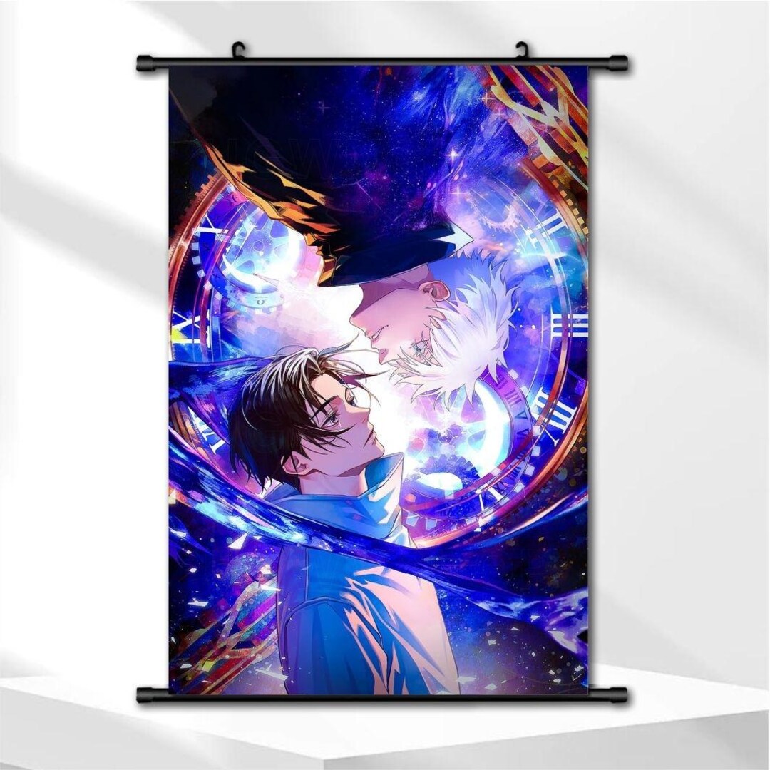 Anime Scroll Painting Jujutsu Kaisen Wall Art Hanging Poster Home Decor ...