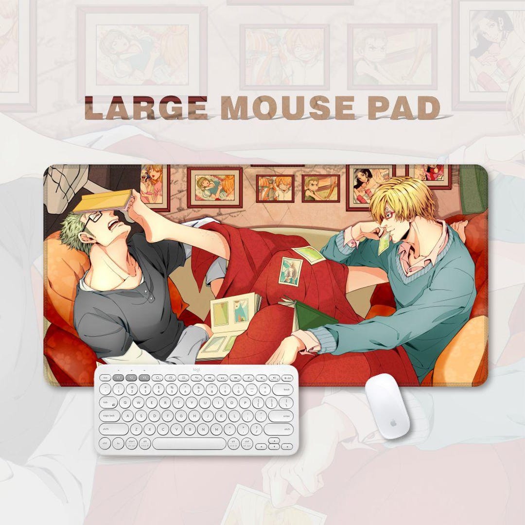 ONE PIECE Sanji Roronoa Zoro Desk Mat Large Mouse Pad,gaming Mouse Pad ...