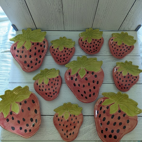 Ceramic Strawberry - Etsy