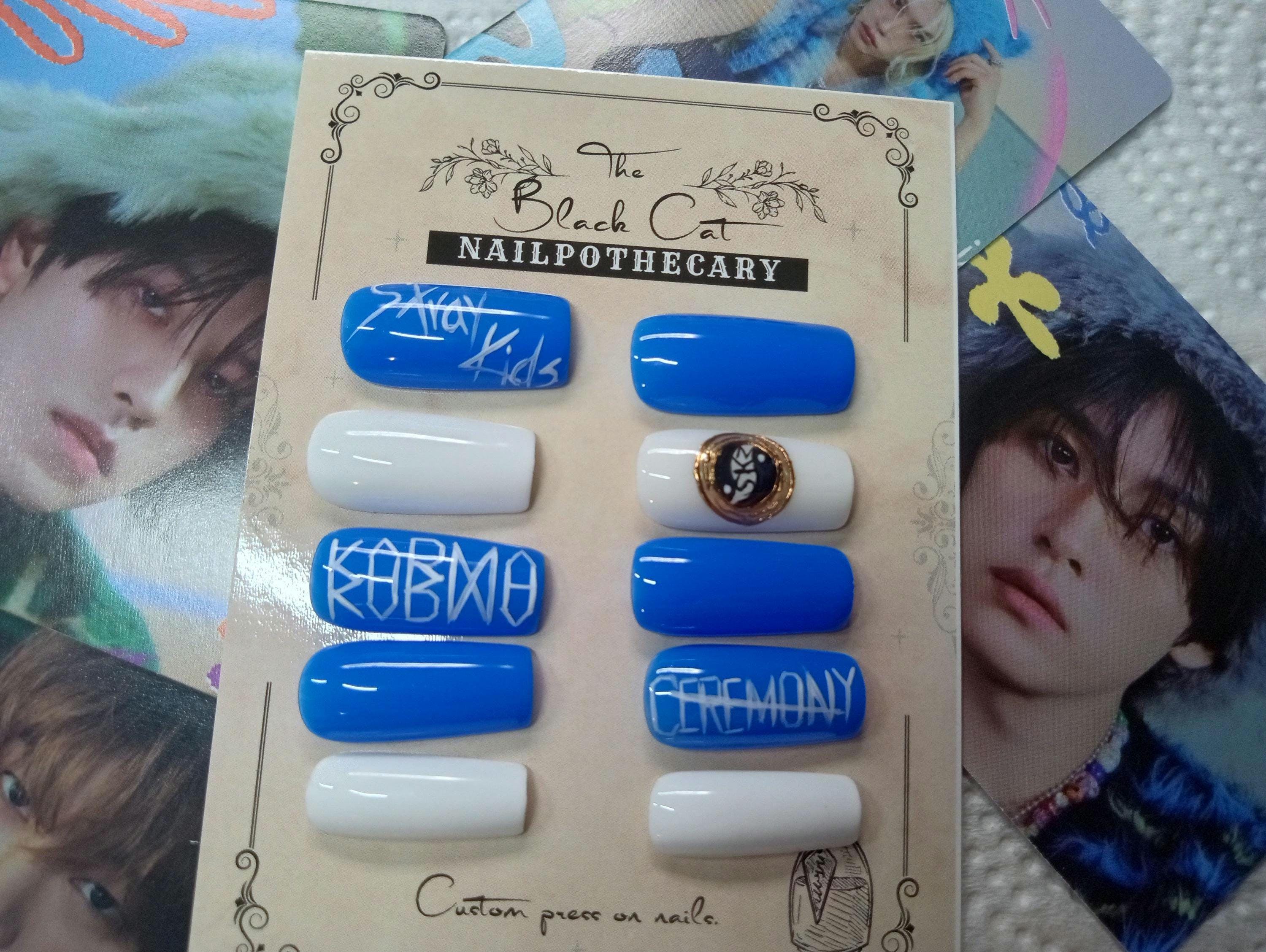 Karma Preorder Ver. | Stray Kids Nails | K-pop Inspired Nails | Member ...