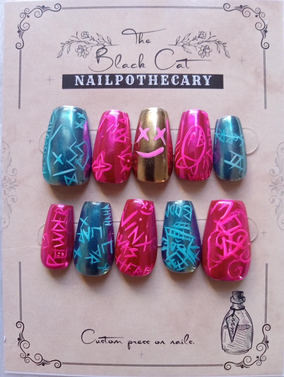 Liar Liar | Jinx Graffiti Nails | Arcane Inspired | League of Legends ...