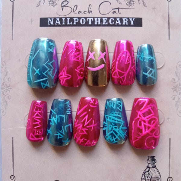Arcane Jinx Nails - Etsy