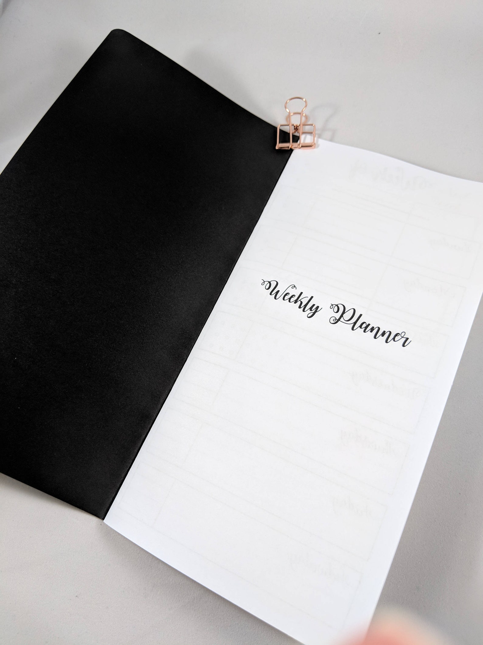 Standard PRINTABLE Digital PDF Perpetual Undated Weekly Planner TN ...