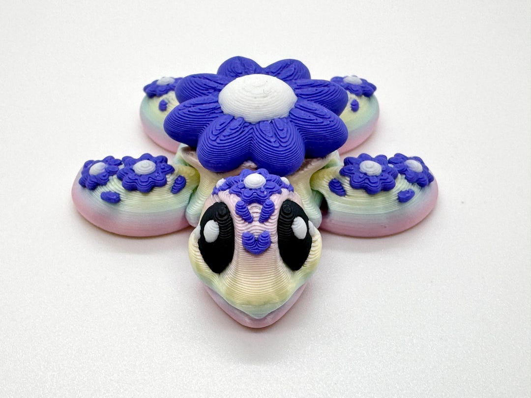 Articulating Cute Sunflower Sea Turtles, Flexi Animal, Sea Turtle ...