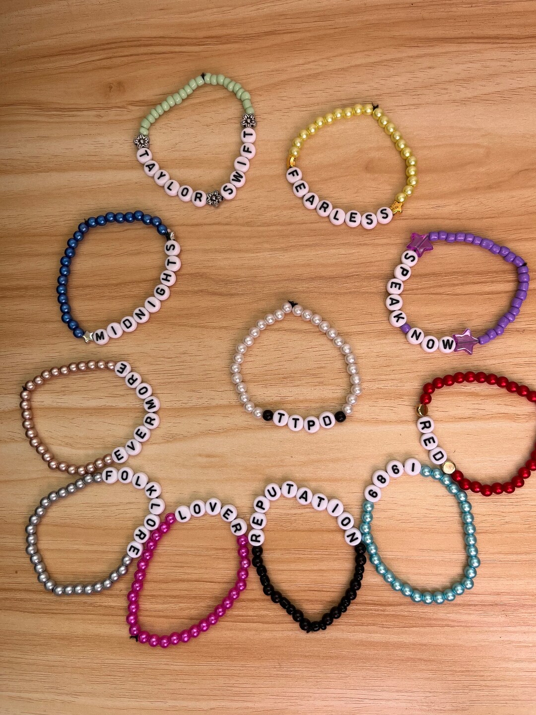 11 Eras Bracelet Packs - Etsy