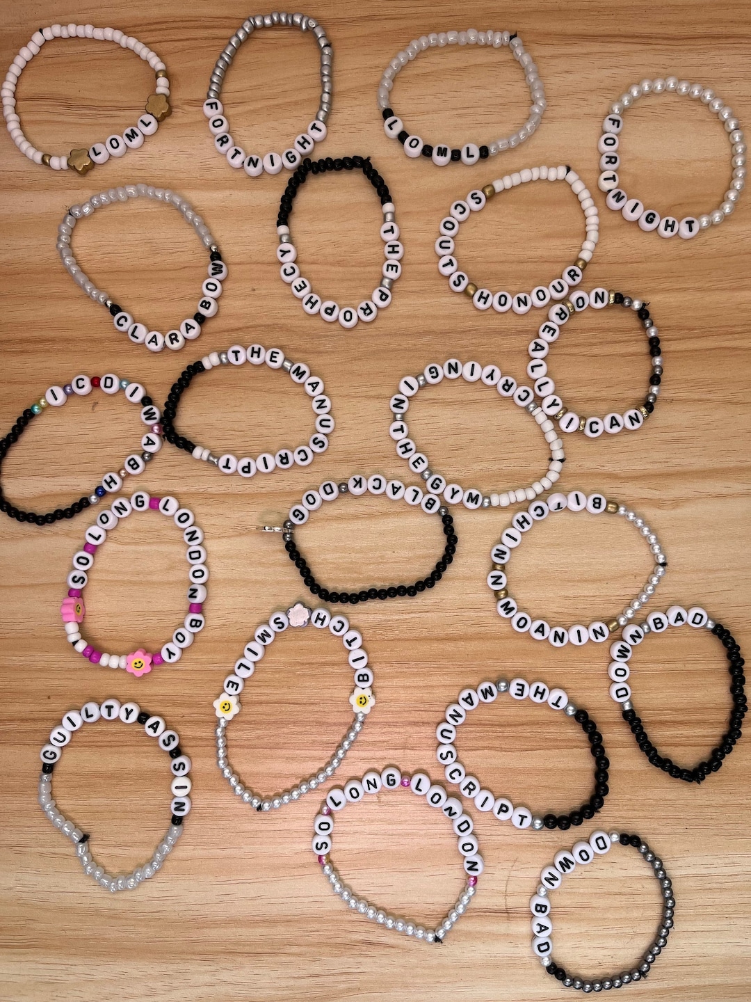 Custom Friendship Bracelets - Etsy