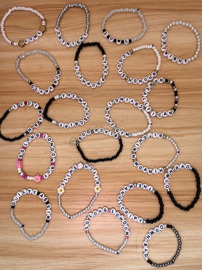 Custom Friendship Bracelets - Etsy