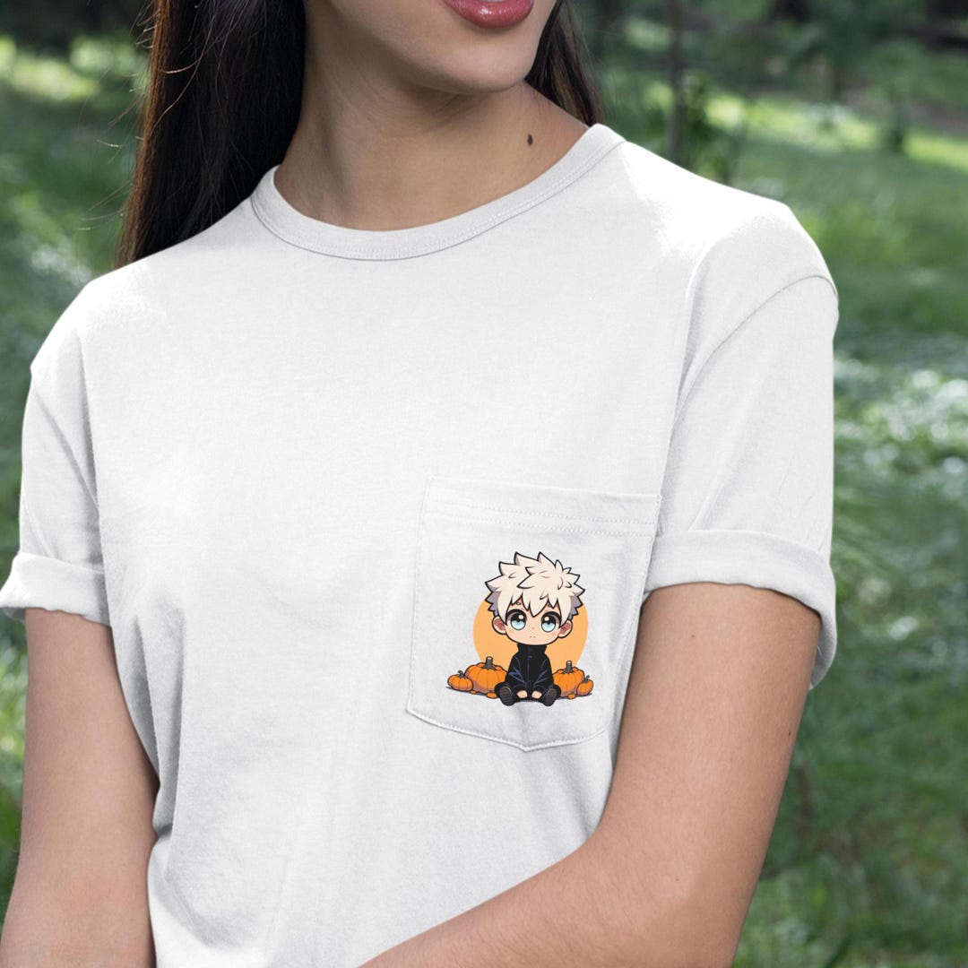 Chibi Gojo Shirt, Gojo Shirt Simple, Halloween Gojo Shirt, Halloween ...