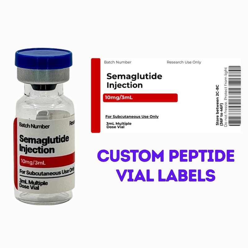 Vial 3 Ml Labels - Etsy