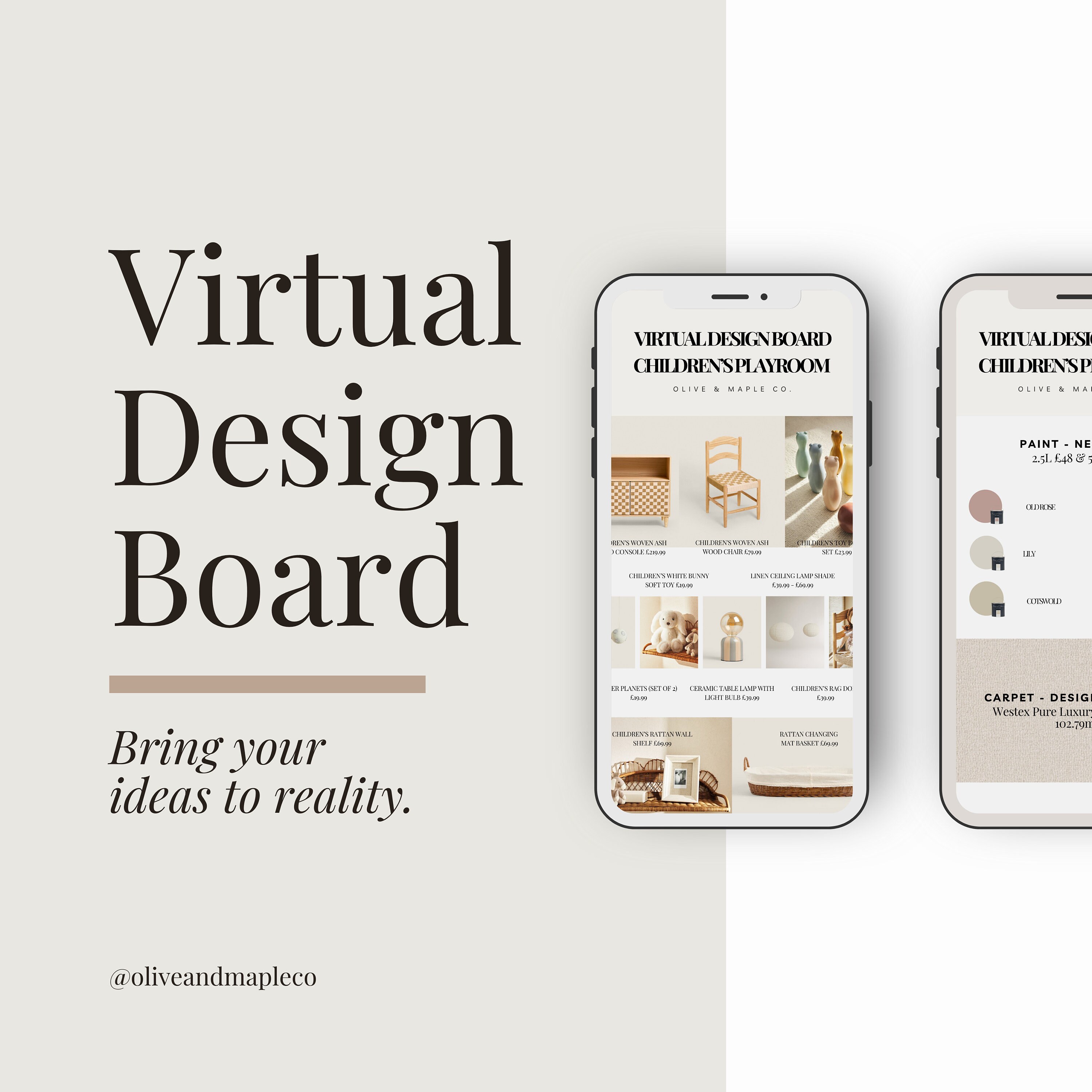 Virtual Design Board Interior Design Guide Home Staging Colour
