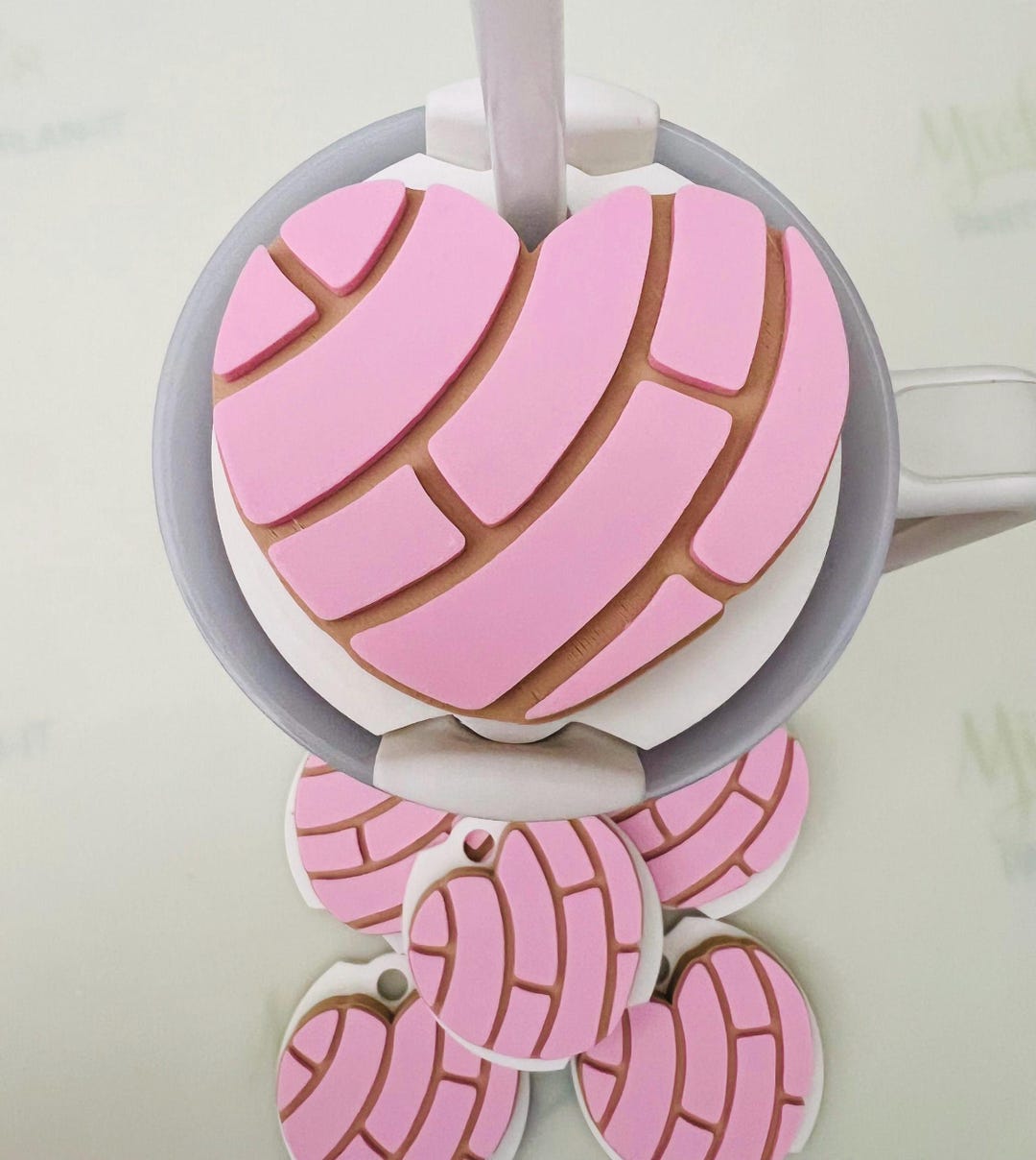 Heart Concha Pan Dulce Topper for Stanley 20, 30 or 40oz Tumbler - Cute ...