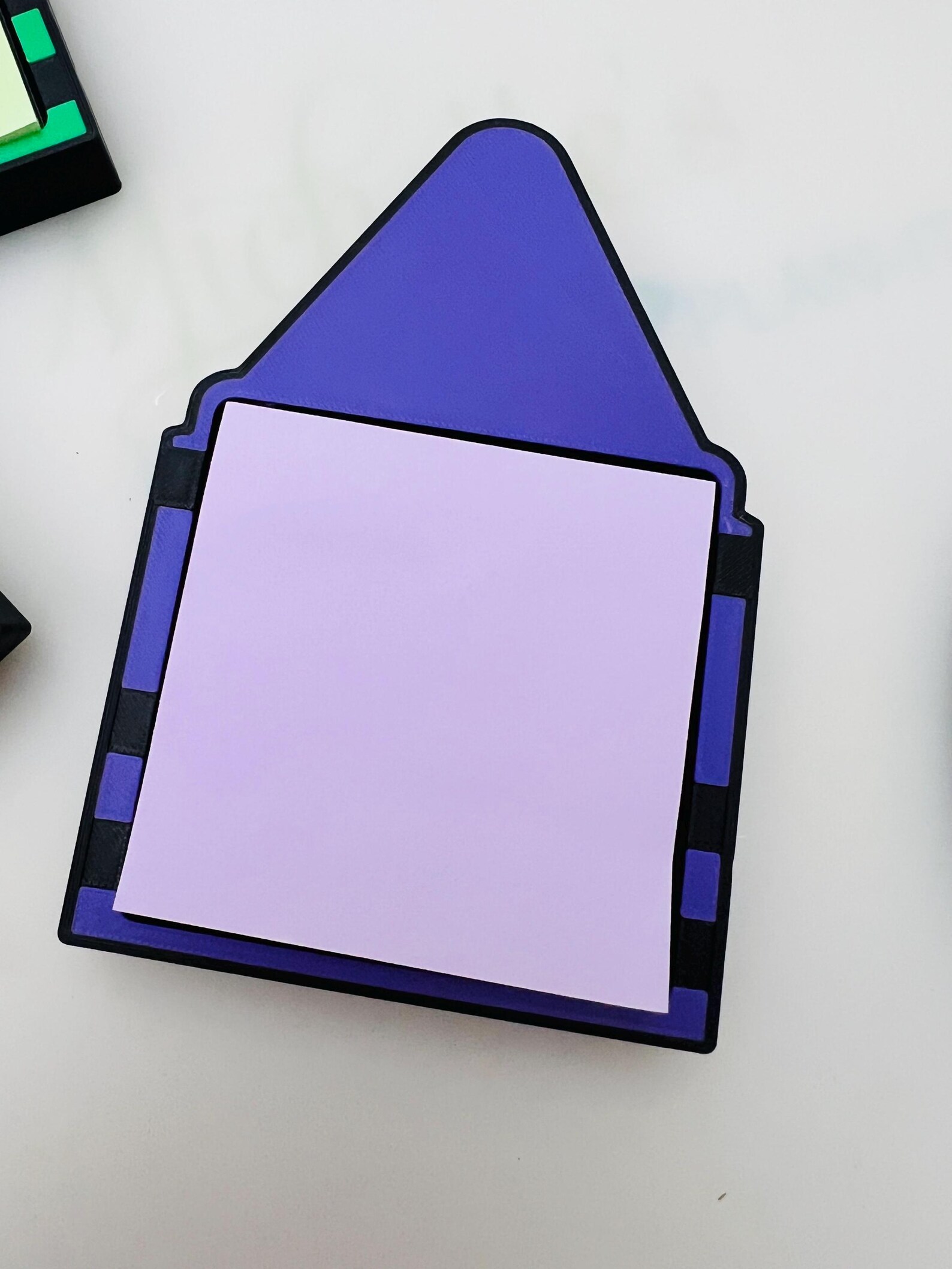 Apple or Crayon Sticky Note Holder: Teacher Desk Decor - Etsy