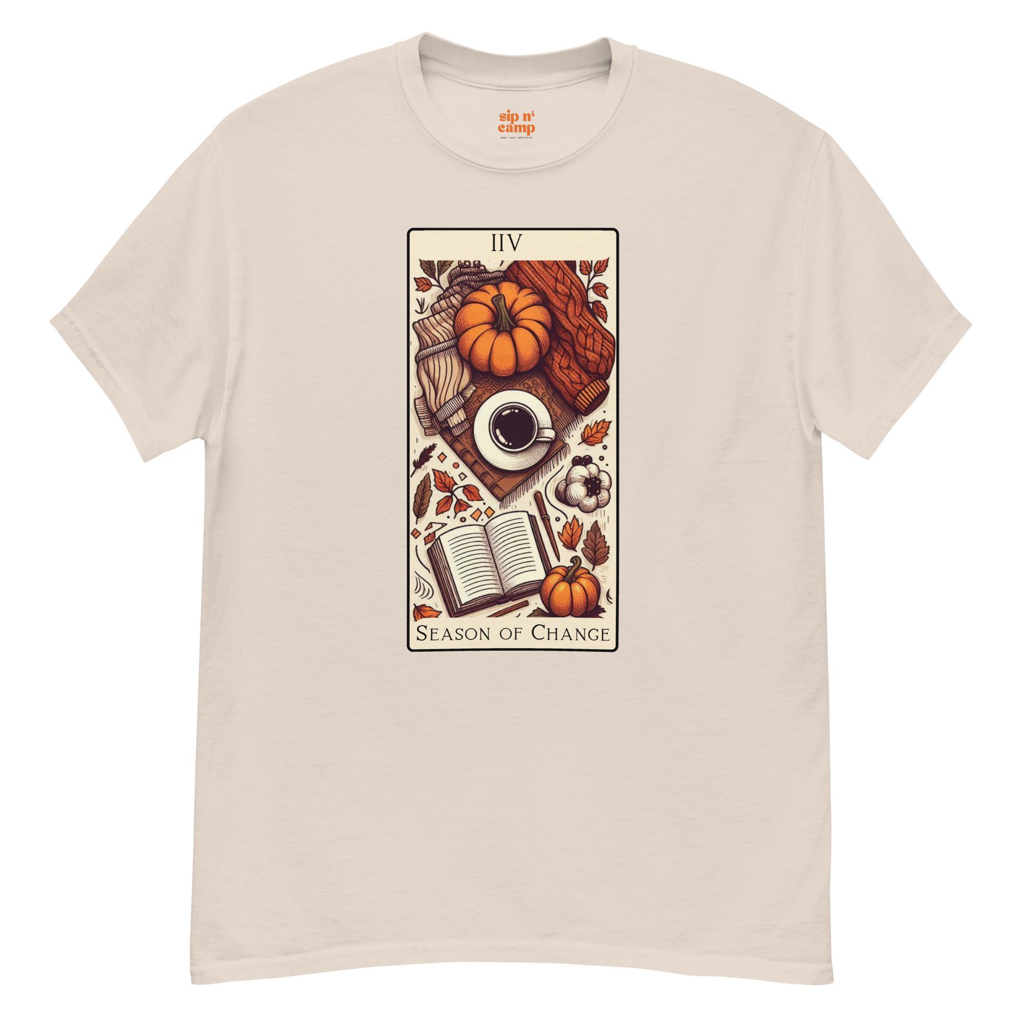 Season of Change Autumn T-shirt Tarot Card Fall Vibes Shirt Comfort ...