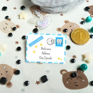 Printable Tooth Fairy Letter, Tooth Fairy Kit , Mini Tooth Fairy Note ...