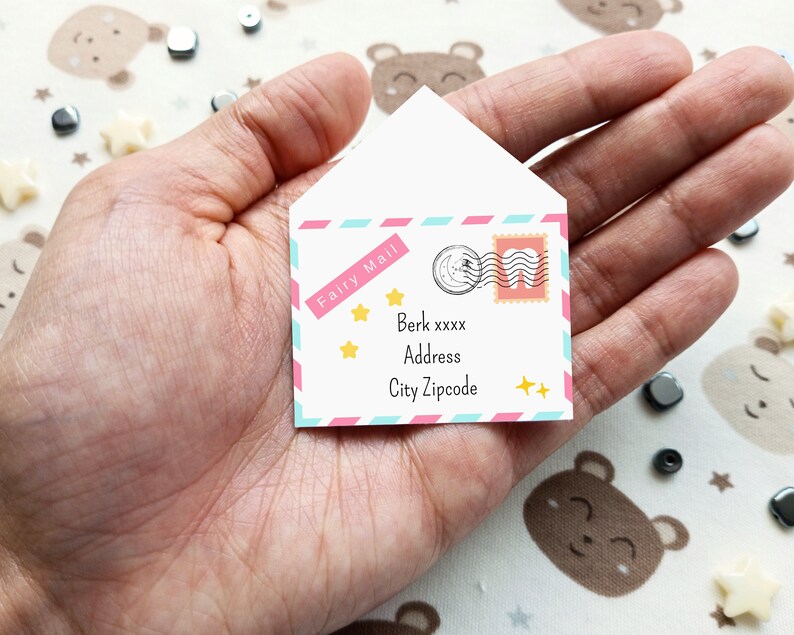 Printable Tooth Fairy Letter, Tooth Fairy Kit , Tiny Tooth Fairy Note ...