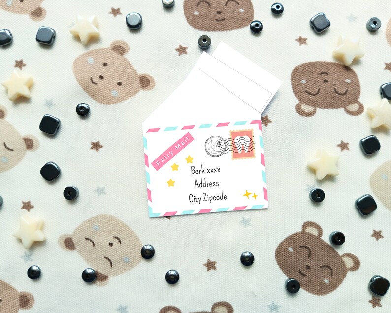 Printable Tooth Fairy Letter, Tooth Fairy Kit , Tiny Tooth Fairy Note ...