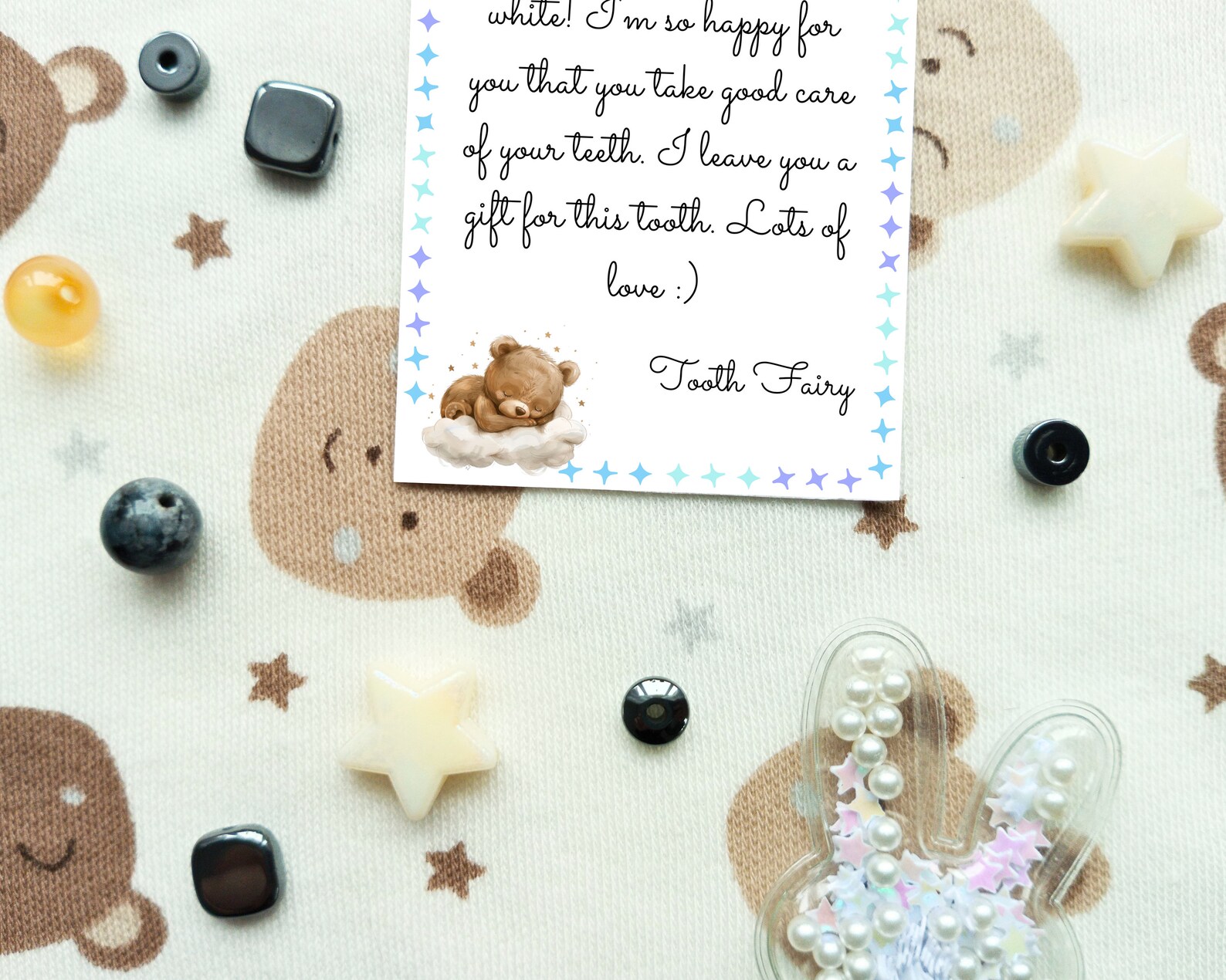 Printable Tooth Fairy Letter, Tooth Fairy Kit , Mini Tooth Fairy Note ...