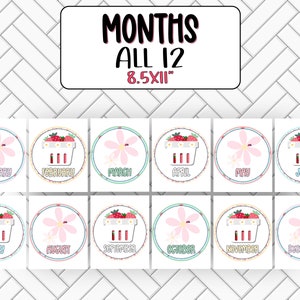 Pastel Strawberry Birthday Kit Classroom Decor. Strawberry Printable ...