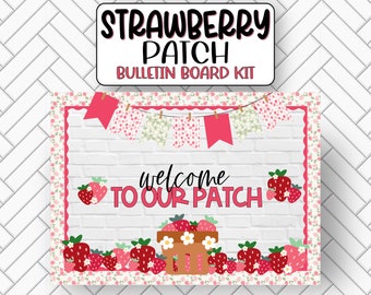 Strawberry Bulletin Borders Classroom Decor. Strawberry Printable ...