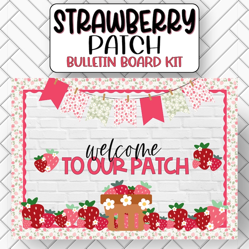 Strawberry Patch - Etsy