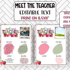 Meet the Teacher and Classroom Newsletter Strawberry Patch Classroom ...