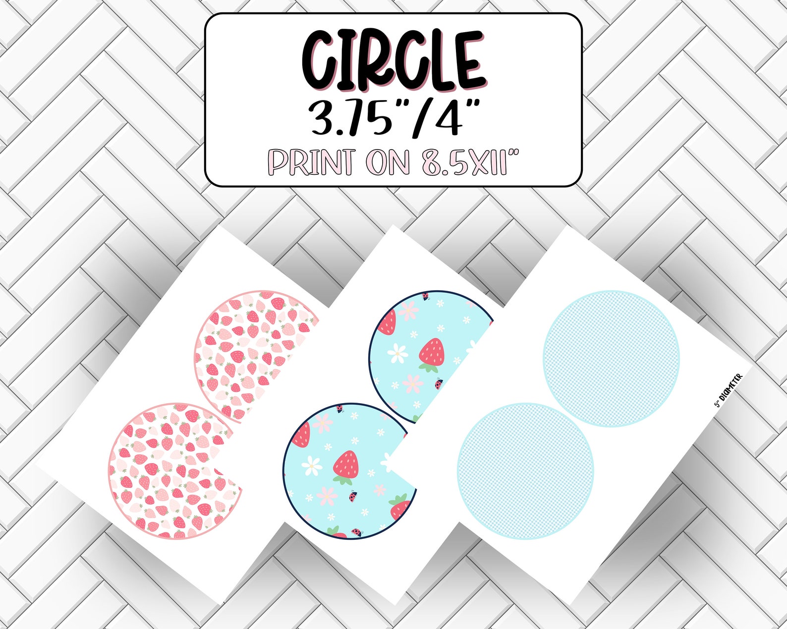 Blank Labels Pastel Strawberry Classroom Decor Posters. Strawberry ...