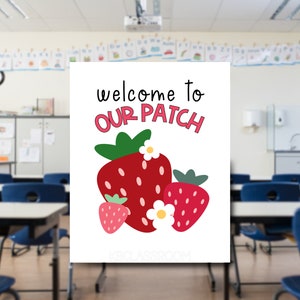 Strawberry Classroom Decor. Strawberry Printable Poster. Strawberry ...