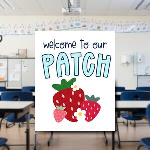 Pastel Strawberry Classroom Decor. Strawberry Printable Poster ...