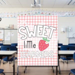 Strawberry Classroom Decor. Strawberry Printable Poster. Strawberry ...