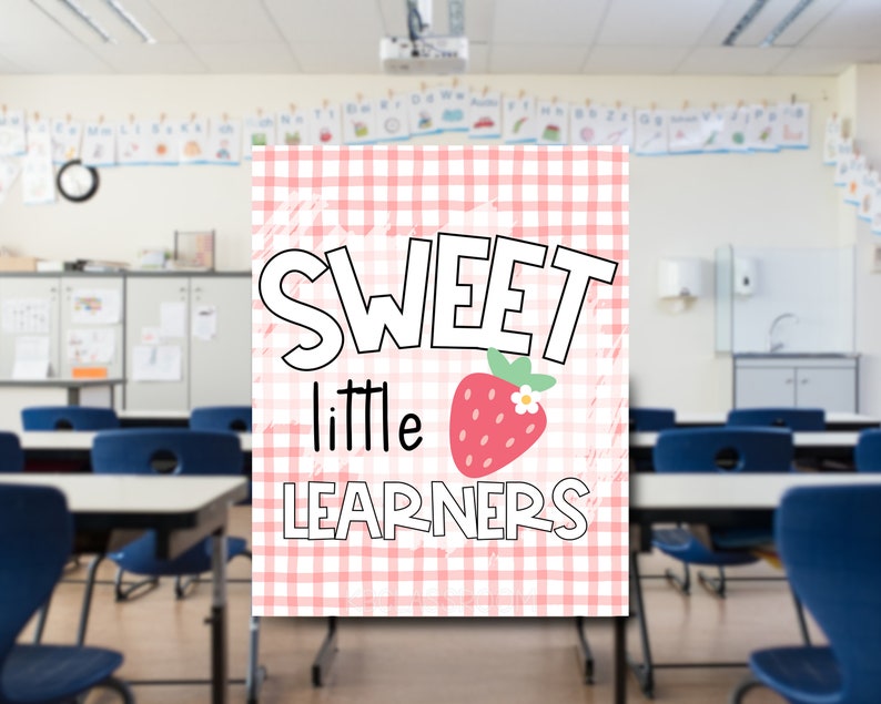Strawberry Classroom Decor. Strawberry Printable Poster. Strawberry ...