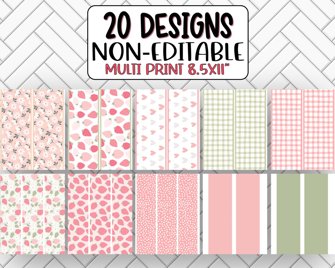 Strawberry Bulletin Borders Classroom Decor. Strawberry Printable ...