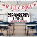 Strawberry Welcome Banner Classroom Decor. Strawberry Printable Welcome ...