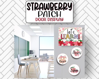 Strawberry Welcome Banner Classroom Decor. Strawberry Printable Welcome ...