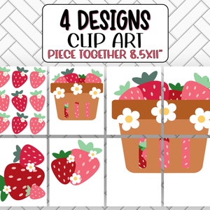Strawberry Bulletin Board Kit Classroom Decor. Strawberry Printable ...