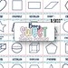 Pastel Shape Strawberry Classroom Decor Posters. Strawberry Printable ...