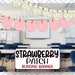 Strawberry Bulletin Board Kit Classroom Decor. Strawberry Printable ...