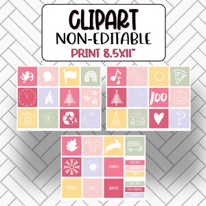 Calendar and Weather Display Pastel Strawberry Classroom Decor ...