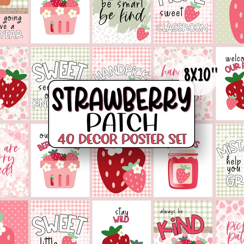 Strawberry Decor - Etsy