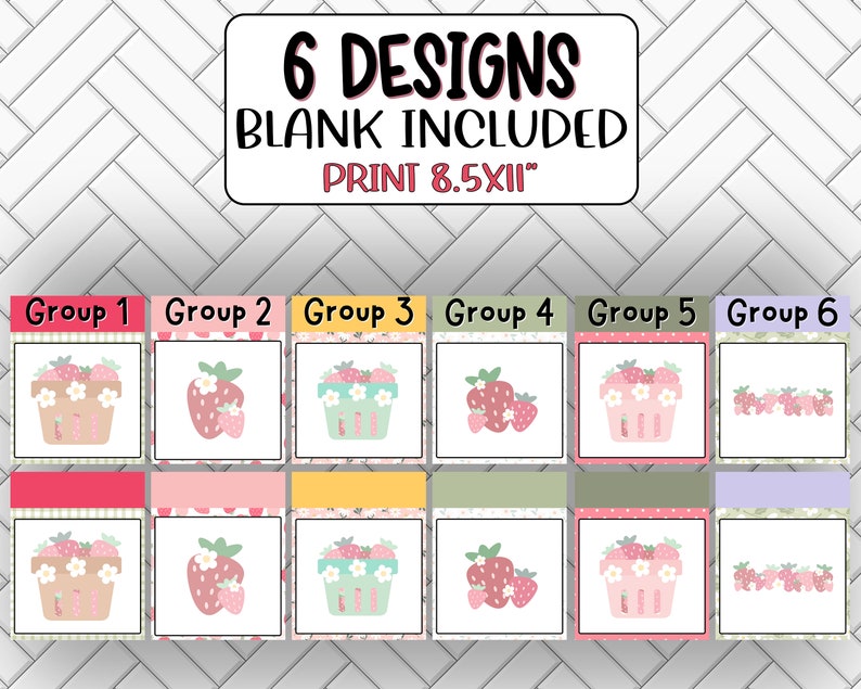 Strawberry Reading Corner Display Classroom Decor. Strawberry Printable ...