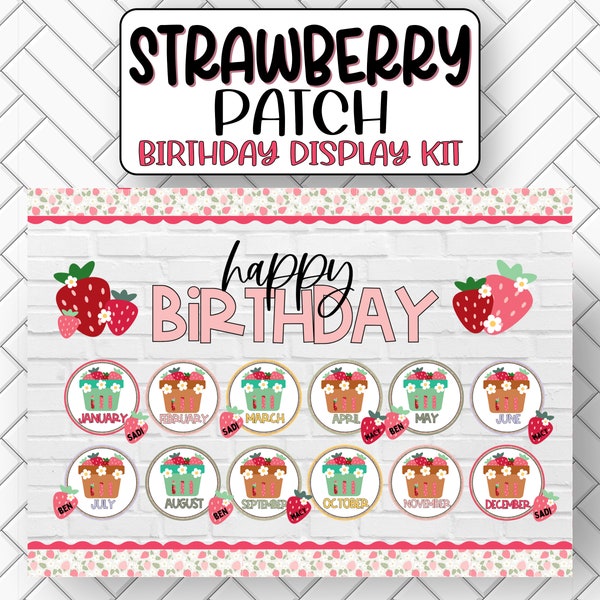 Strawberry Patch - Etsy