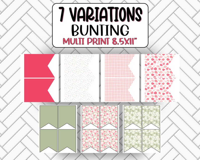 Strawberry Patch Birthday Kit Classroom Decor. Strawberry Printable ...